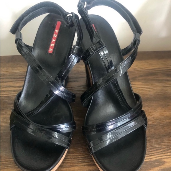 Shoes | Prada Wedge Sandle | Poshmark